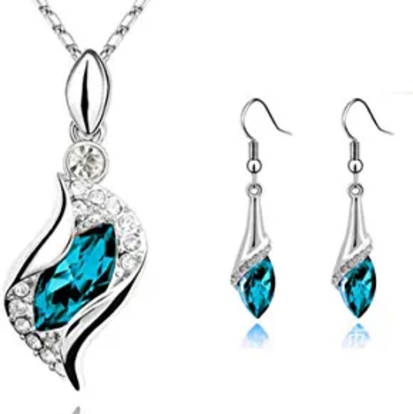 Jewelry | Tears Of Angels Crystal Set | Poshmark